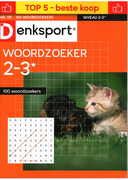 Denksport Woordzoeker 100 Woordzoekers – 191 2025 - Magvilla